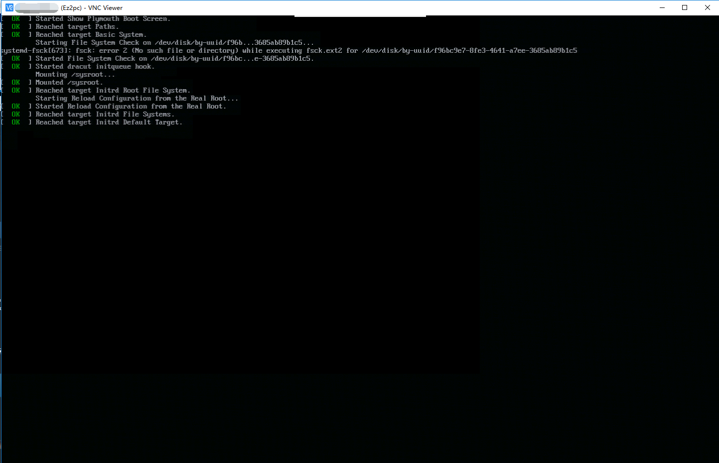 Centos7开机卡在“Reached target Initrd Default Target”的解决方法 - 華落博客